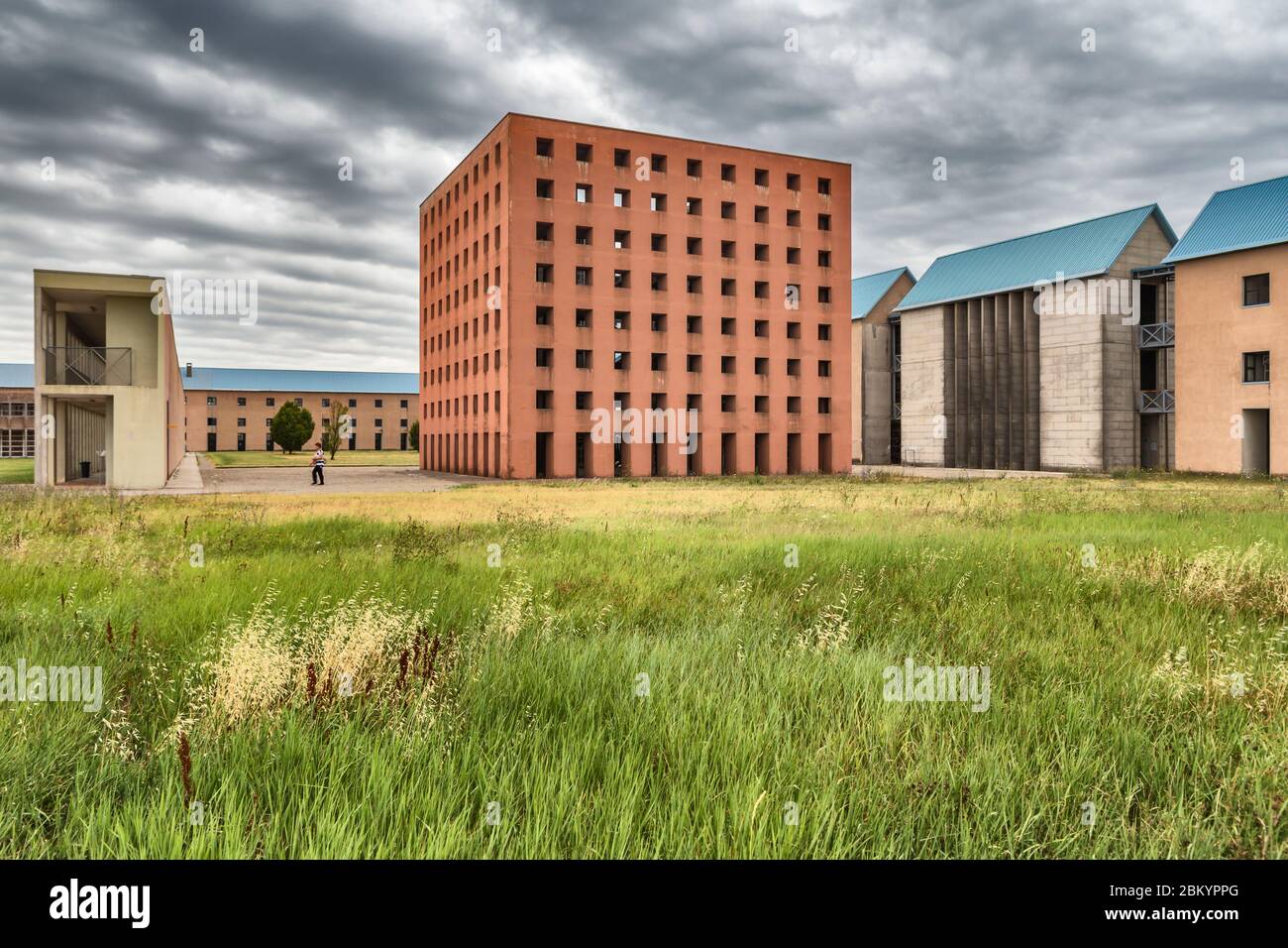 New San Cataldo cemetery, 1984, Modena, Emilia-Romagna, Italy Stock ...