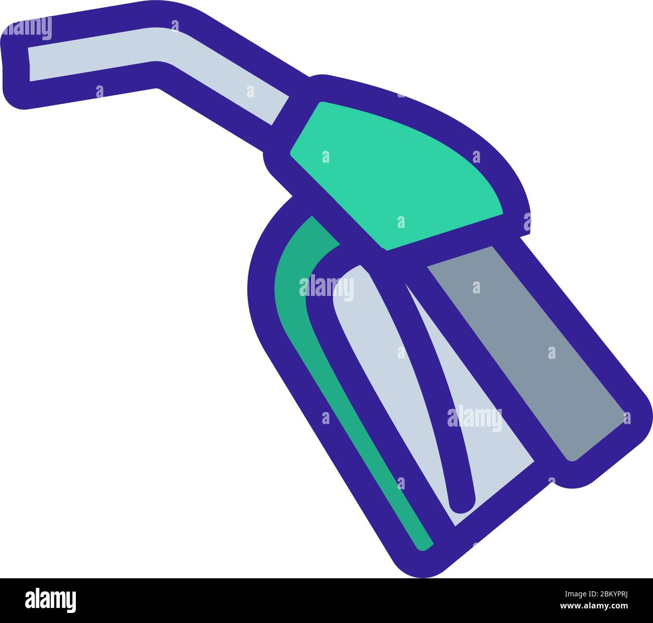 refueling gun icon vector outline illustration Stock Vector Image & Art ...