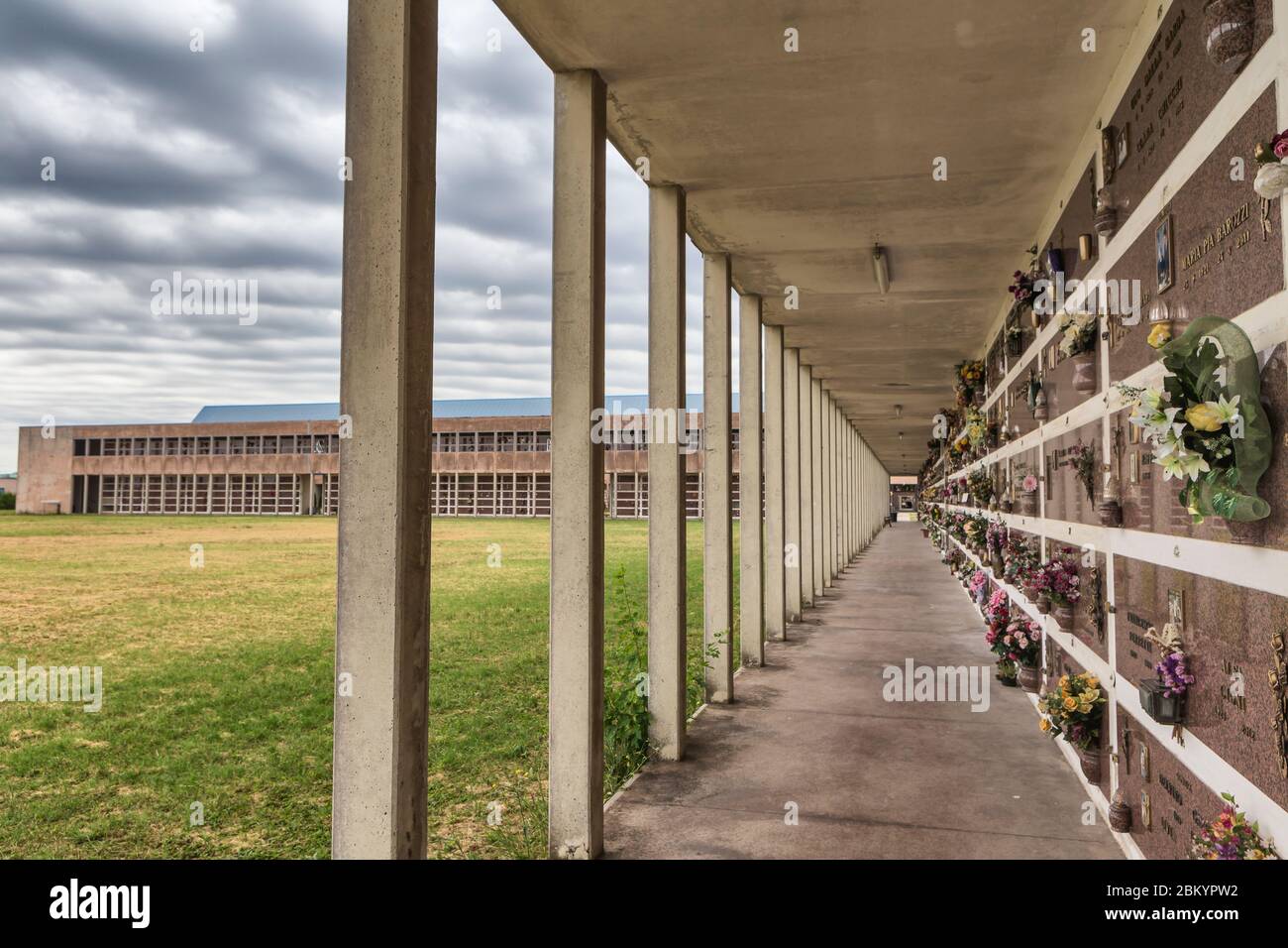 New San Cataldo cemetery, 1984, Modena, Emilia-Romagna, Italy Stock ...