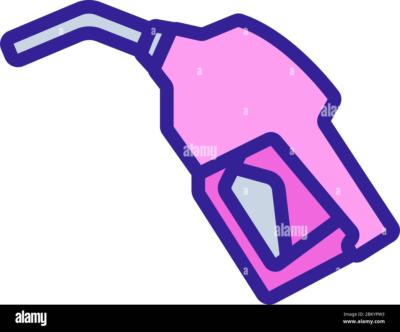fuel dispensing gun icon vector outline illustration Stock Vector Image ...
