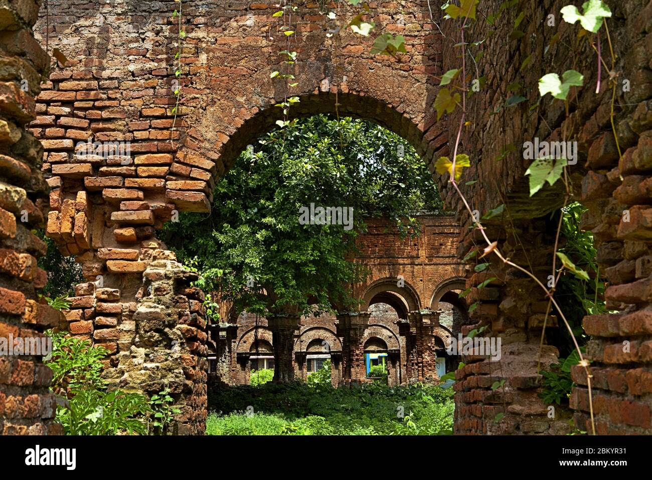 The ruins of Tamluk Rajbari, an ancient palace of Mayura-dhwaja ...