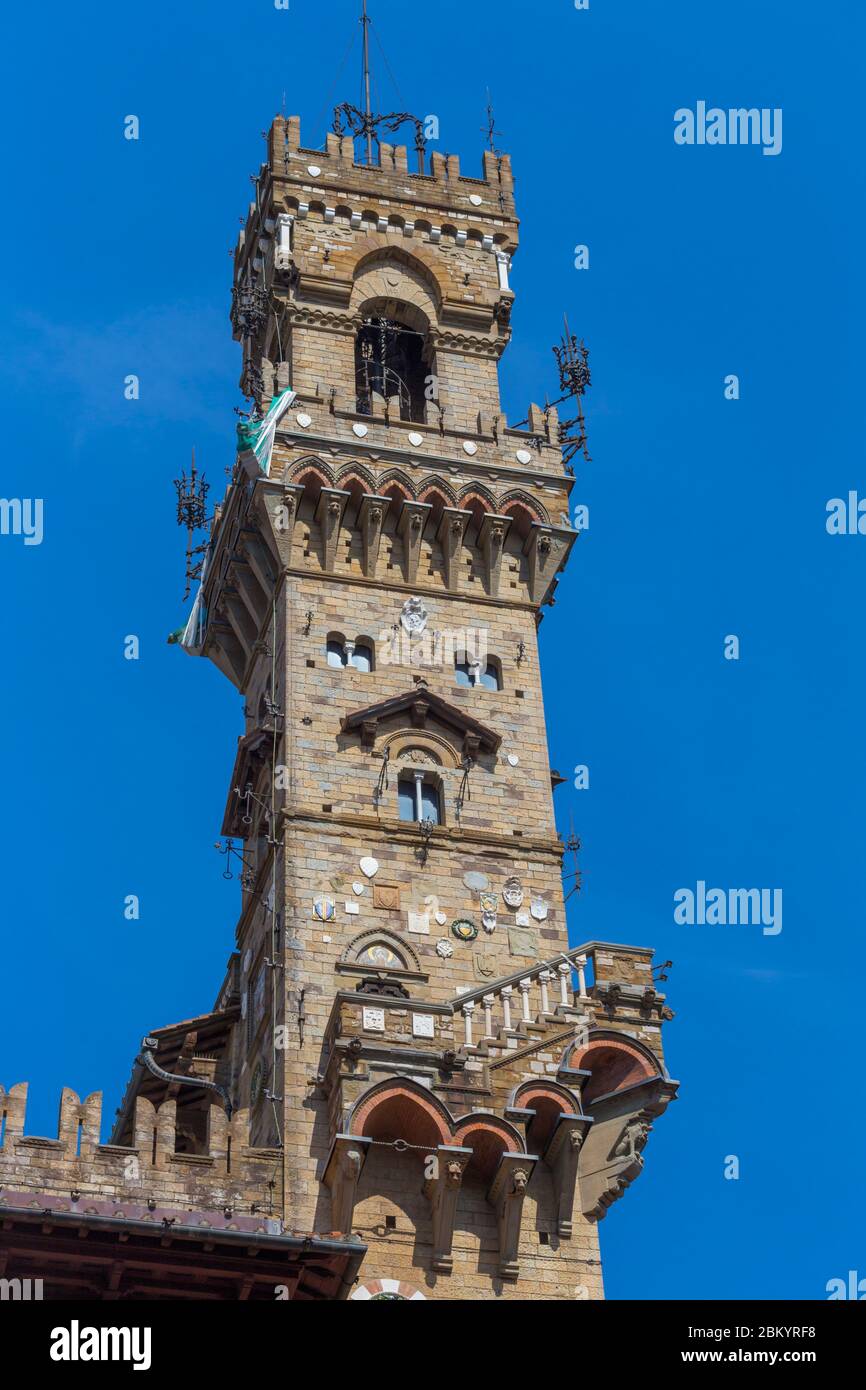 Castello Mackenzie, 1905, Gino Coppede, Genoa, Liguria, Italy Stock ...