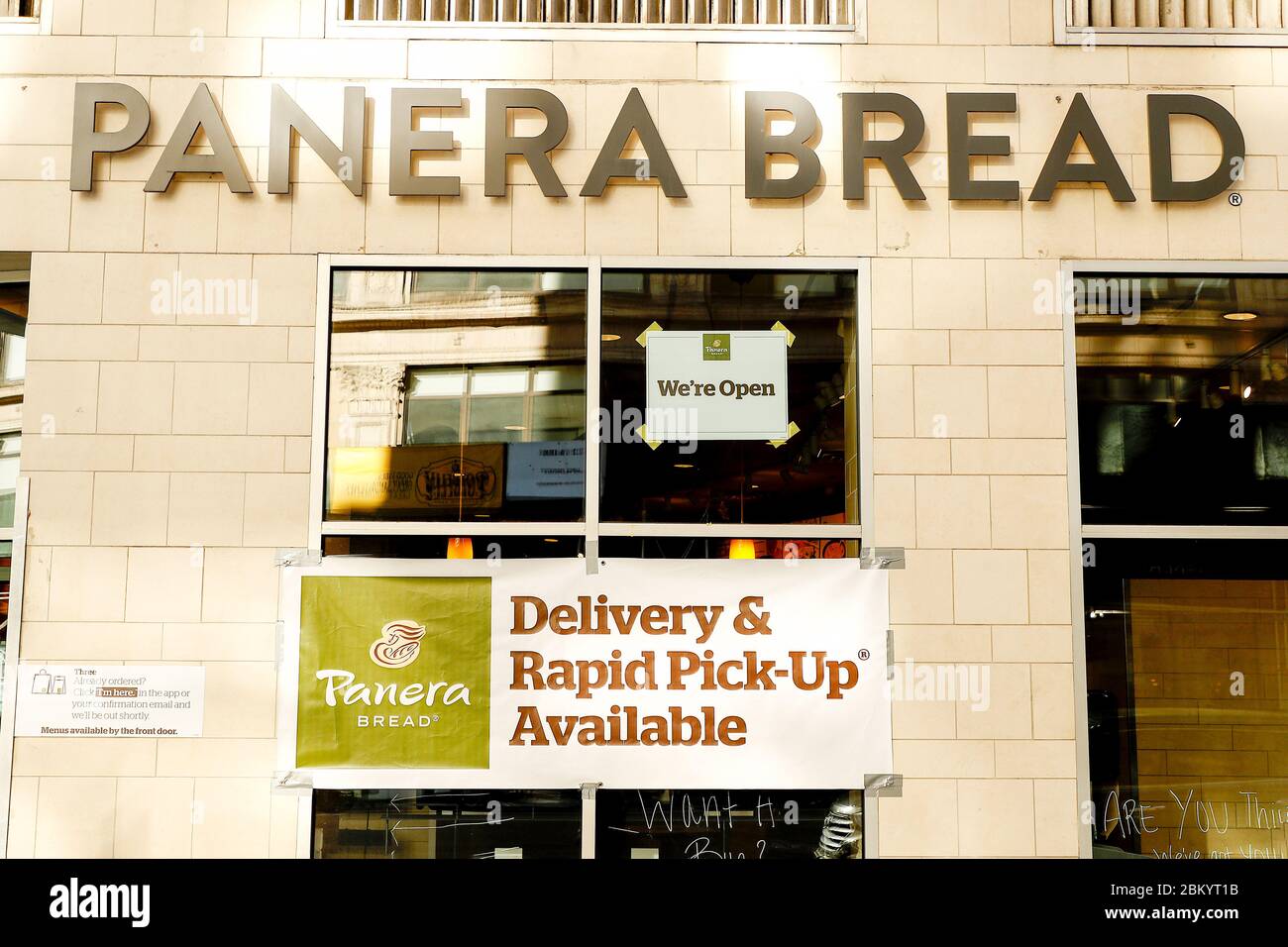 The Panera Bread logo seen on one of their branches Stock Photo - Alamy