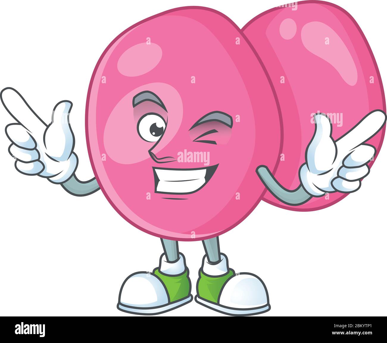 Cartoon character design concept of streptococcus pyogenes cartoon ...