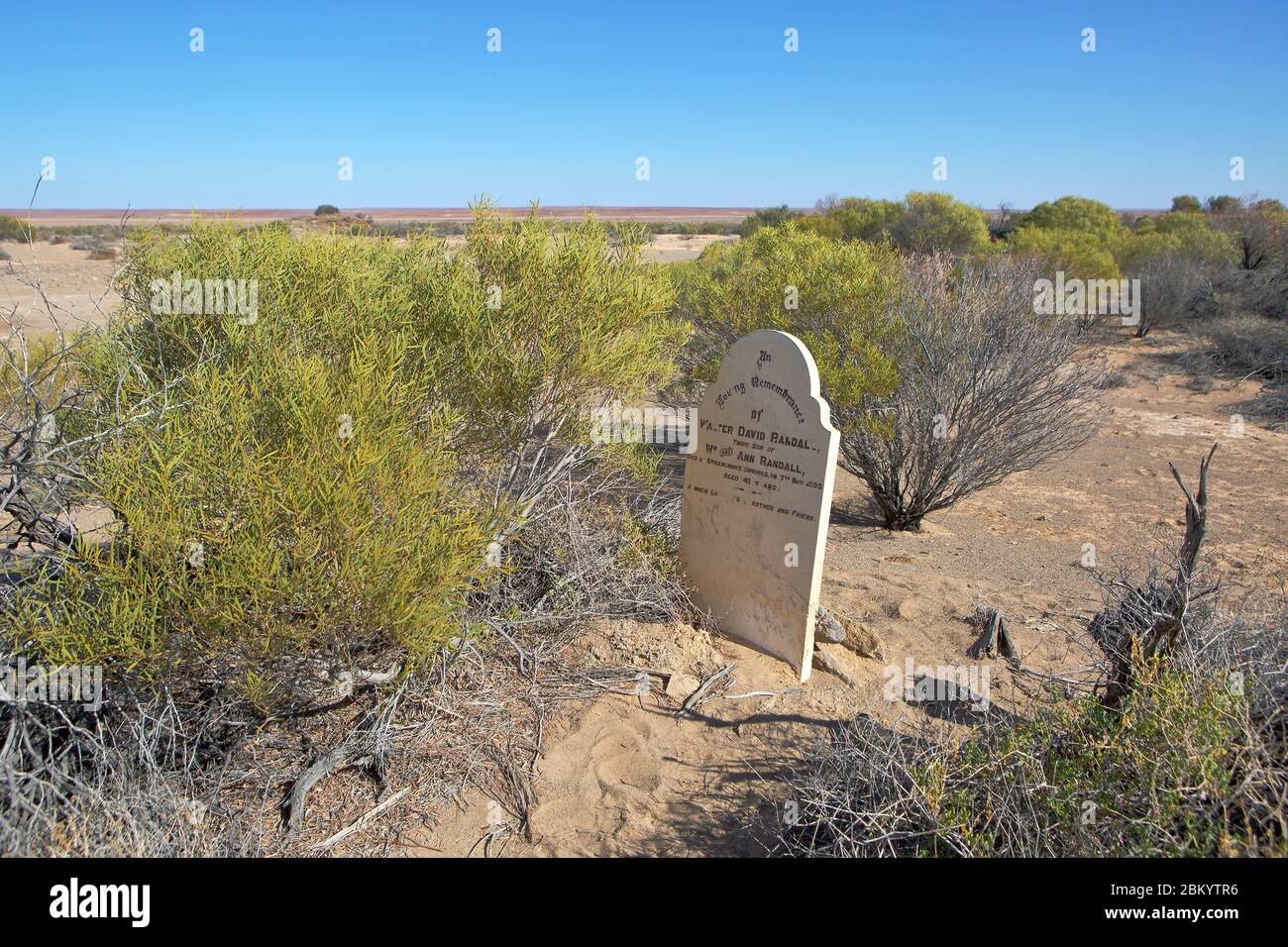 Strangways Springs cemetery on the Oodnadatta Track, near Anna Creek ...