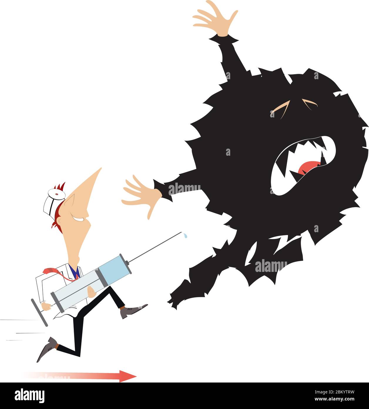 Inject cartoon hi-res stock photography and images - Alamy