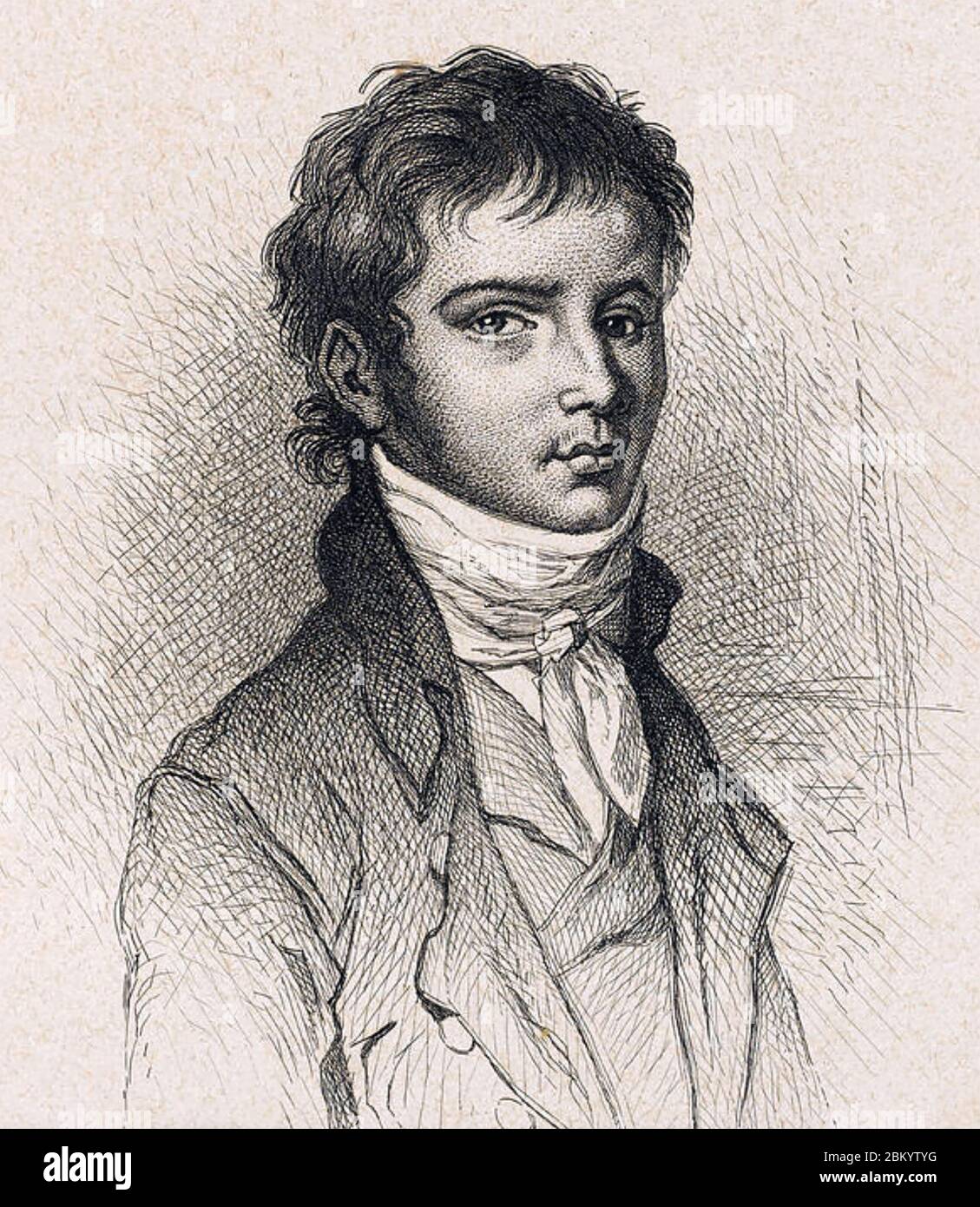 LUDWIG van BEETHOVEN (1770-1827) German composer about 1800 Stock Photo ...
