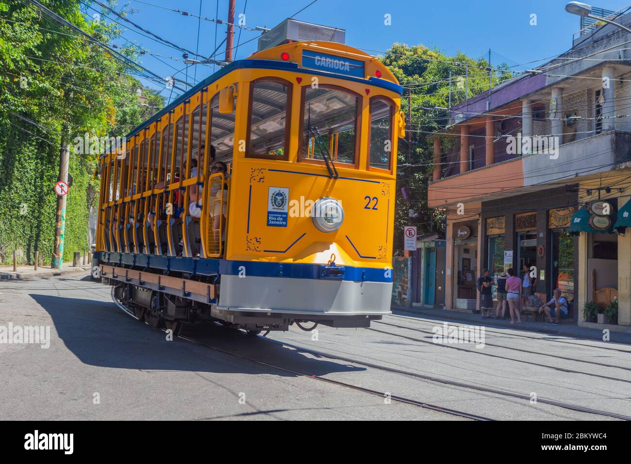 Tramway of Santa Teresa, Rio de Janeiro, Brazil Stock Photo - Alamy