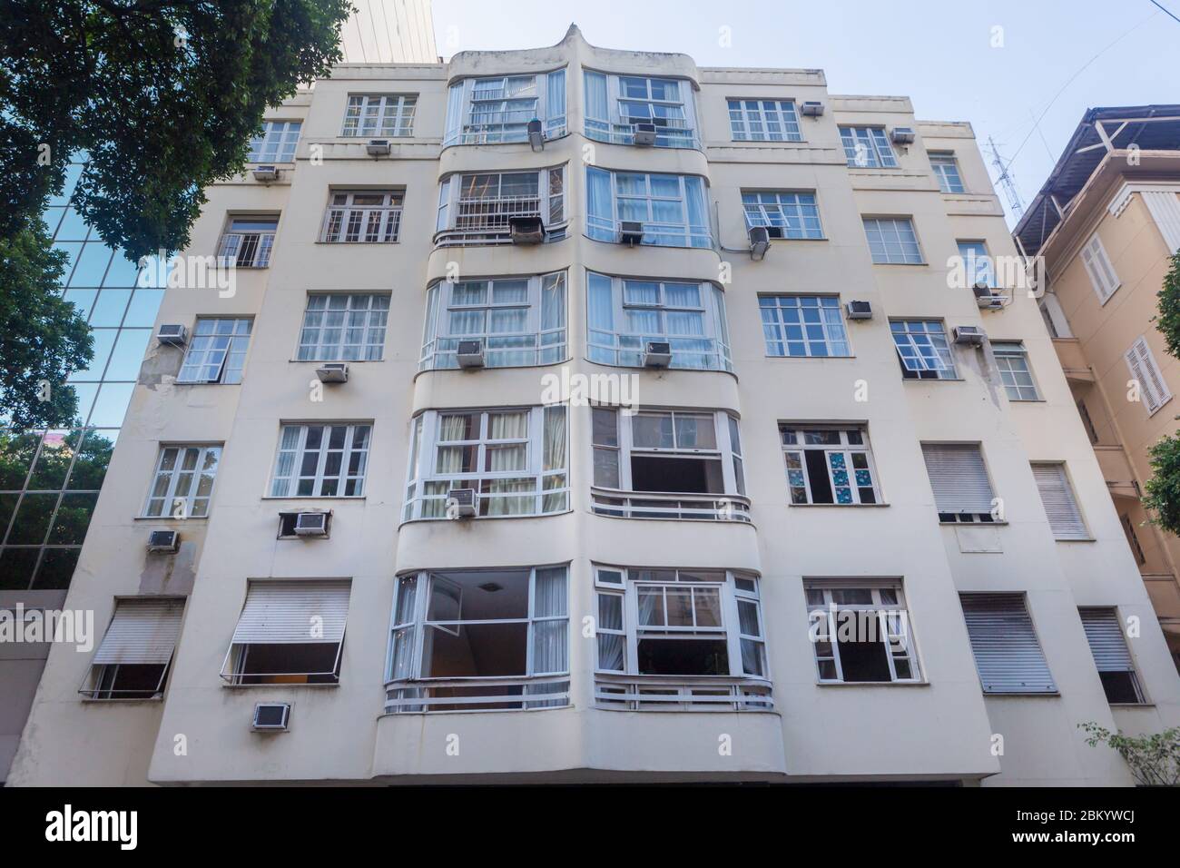 Vintage building, Copacabana, Rio de Janeiro, Brazil Stock Photo - Alamy