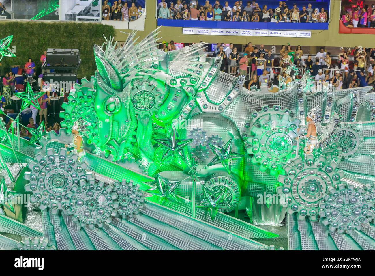 Rio Carnival, Parade of the winners, Rio de Janeiro, Brazil Stock Photo ...