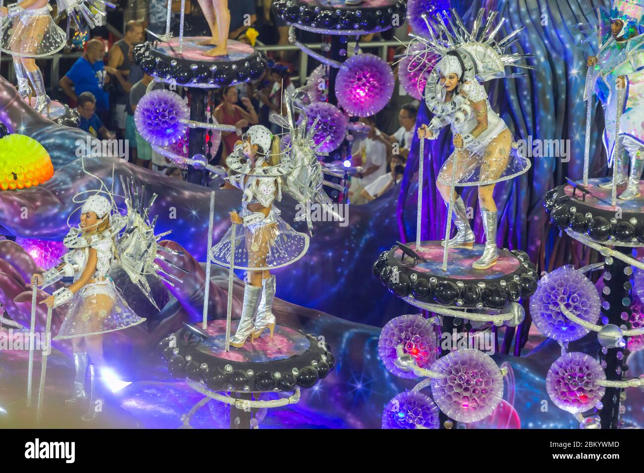 Rio Carnival, Parade of the winners, Rio de Janeiro, Brazil Stock Photo ...