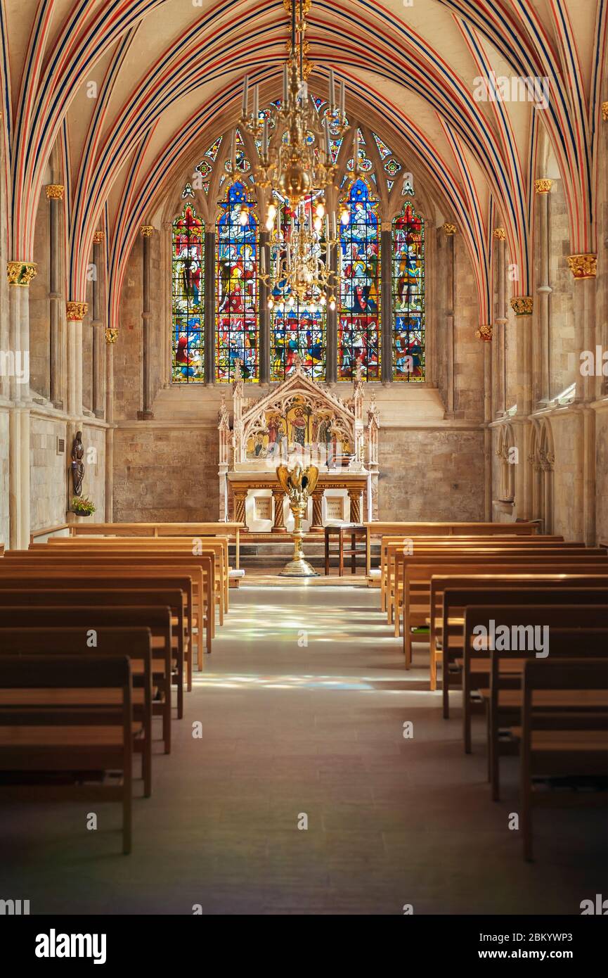 Chichester cathedral stained glass hi-res stock photography and images ...