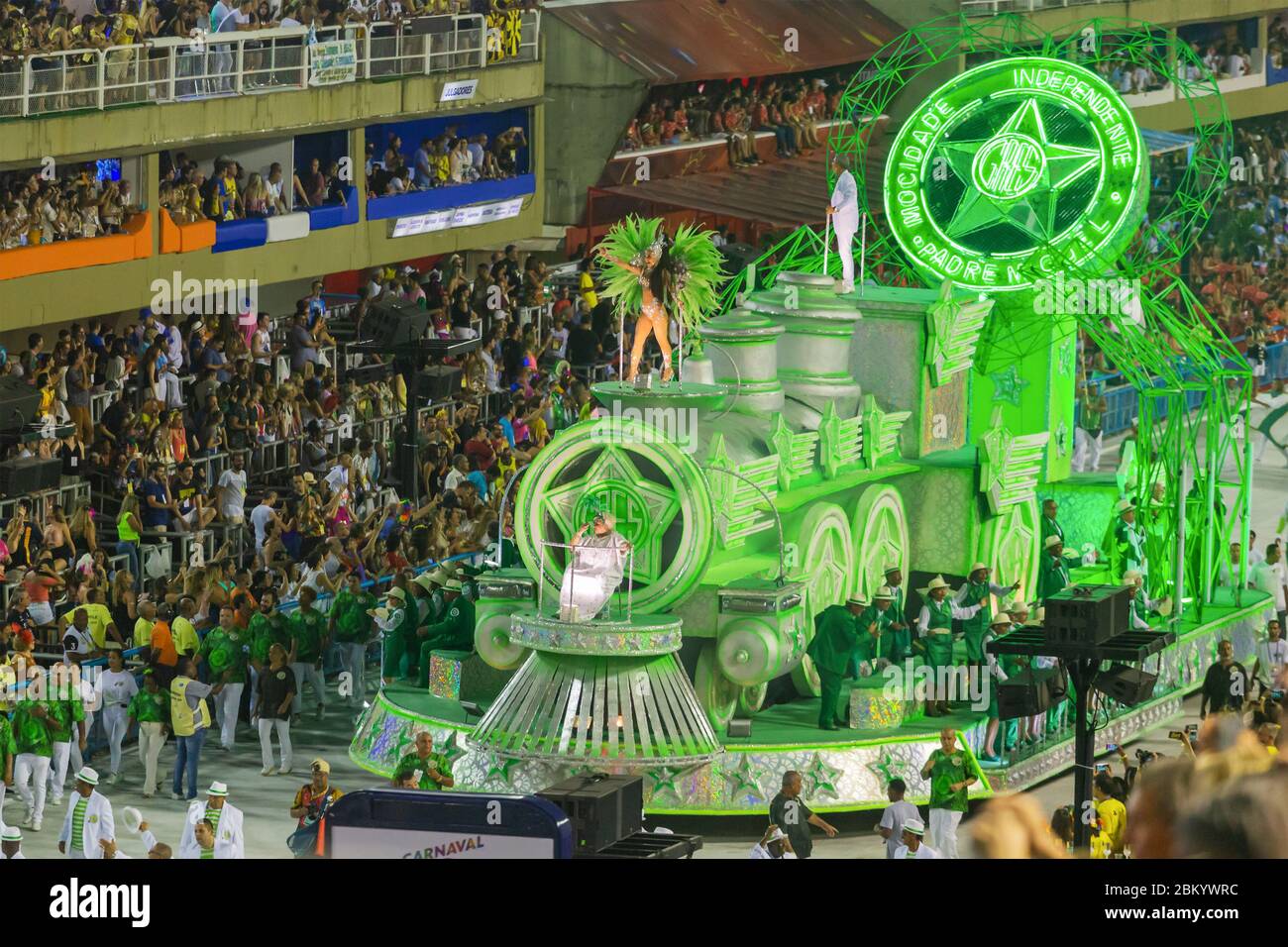 Rio Carnival, Parade of the winners, Rio de Janeiro, Brazil Stock Photo ...