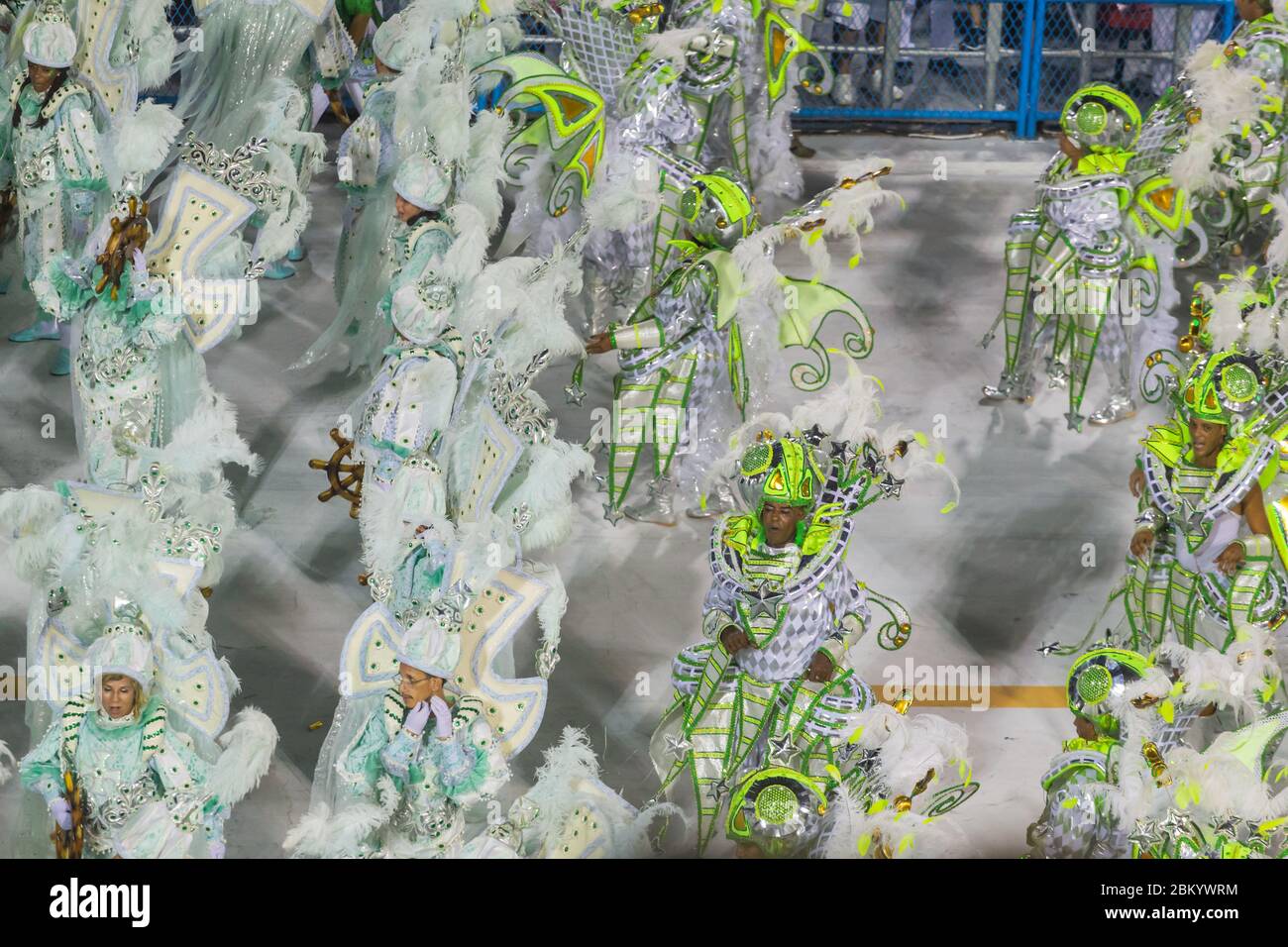 Rio Carnival, Parade of the winners, Rio de Janeiro, Brazil Stock Photo ...