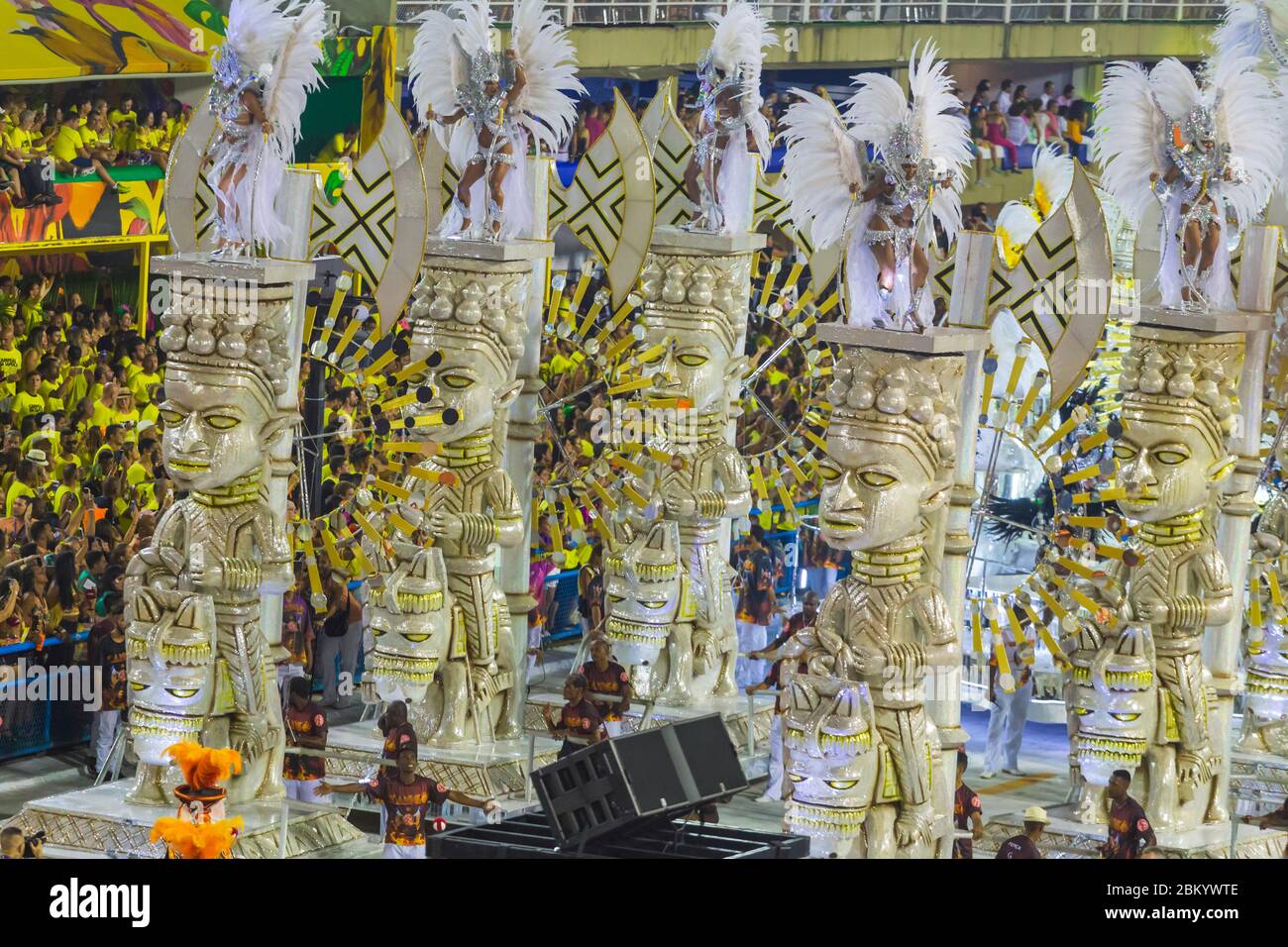 Rio Carnival, Parade of the winners, Rio de Janeiro, Brazil Stock Photo ...