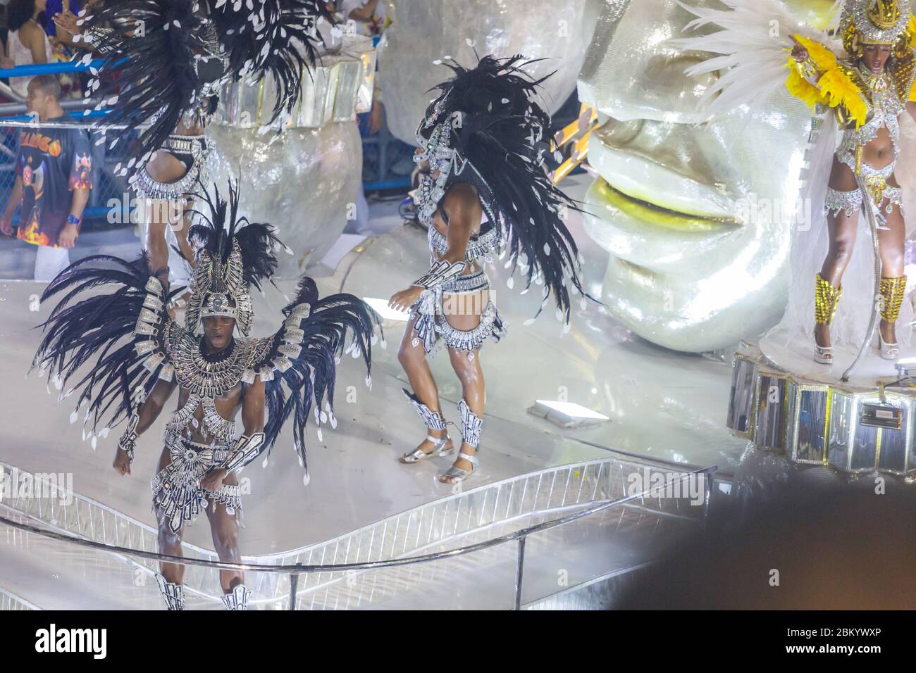 Rio Carnival, Parade of the winners, Rio de Janeiro, Brazil Stock Photo ...