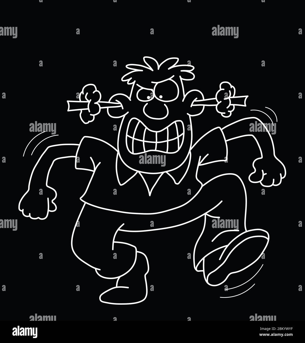 Wrath cartoon hi-res stock photography and images - Alamy