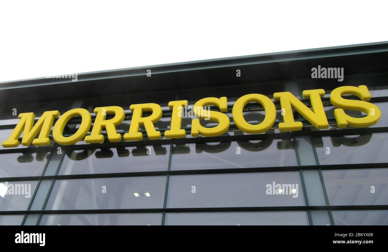 Morrisons logo hi-res stock photography and images - Alamy