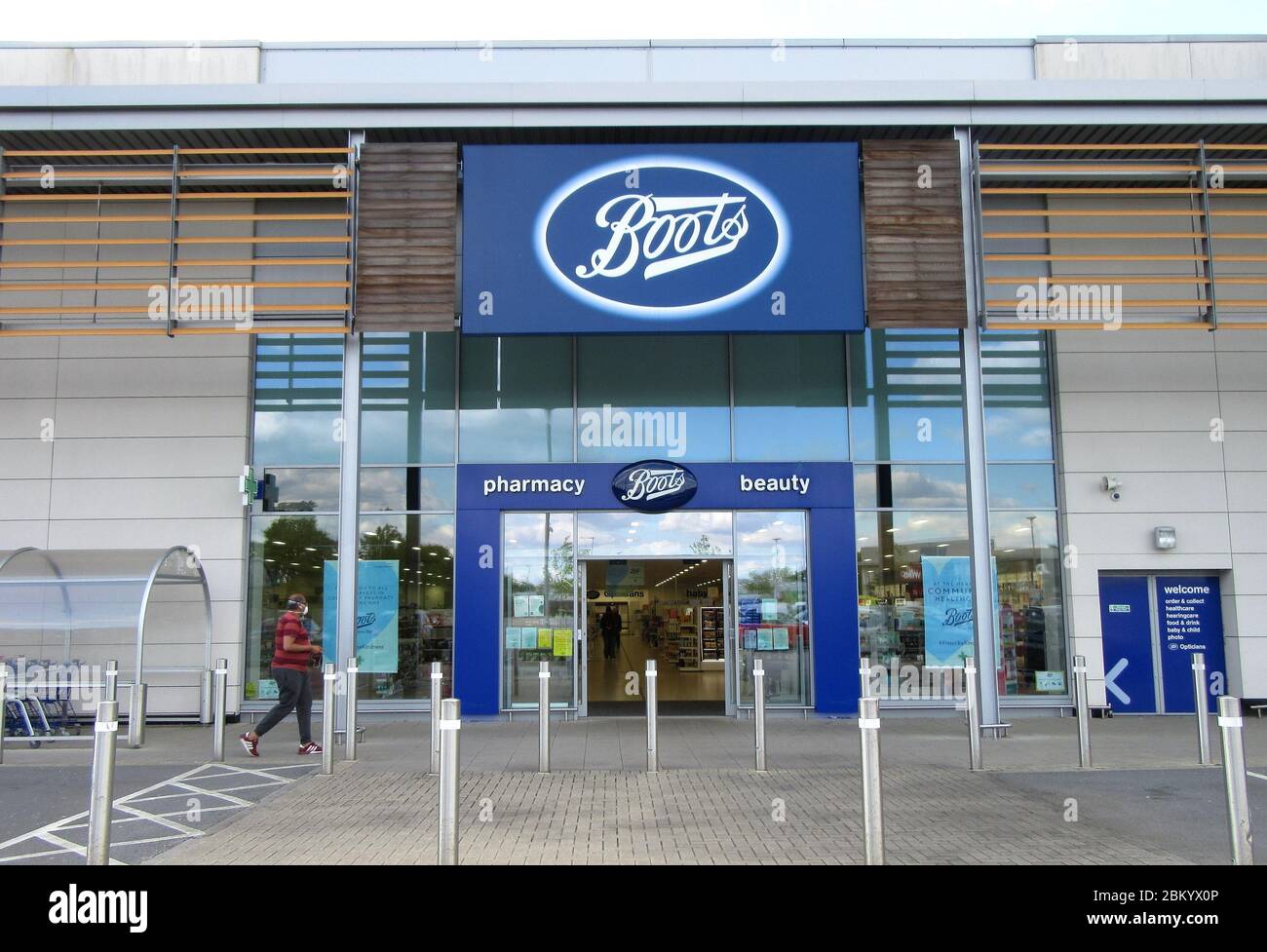 Boots logo seen at one of their retail store branches Stock Photo - Alamy