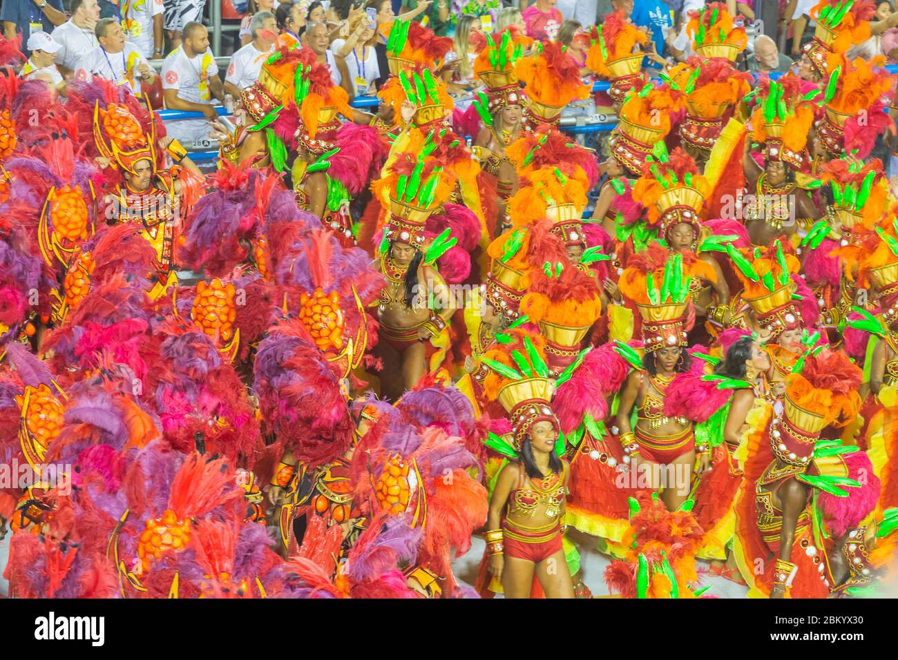 Rio Carnival, Parade of the winners, Rio de Janeiro, Brazil Stock Photo ...