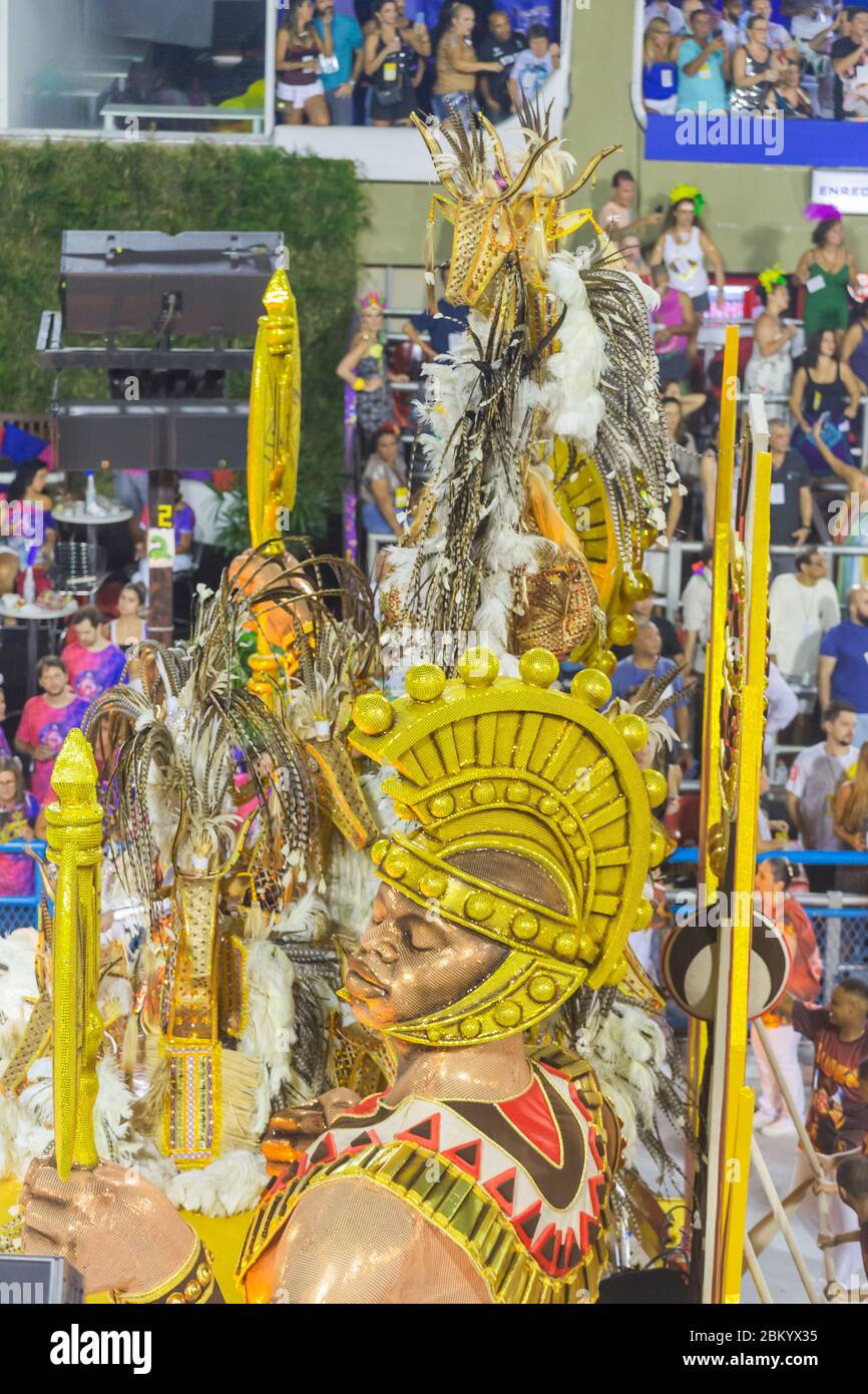 Rio Carnival, Parade of the winners, Rio de Janeiro, Brazil Stock Photo ...