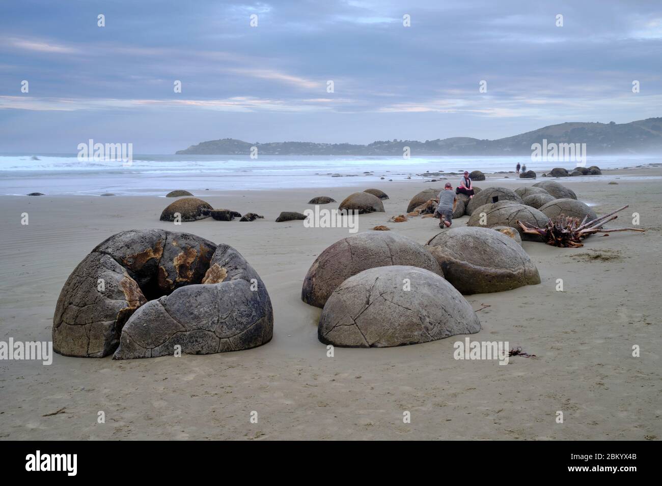 Strange rock formations created by the cementation of the Paleocene ...