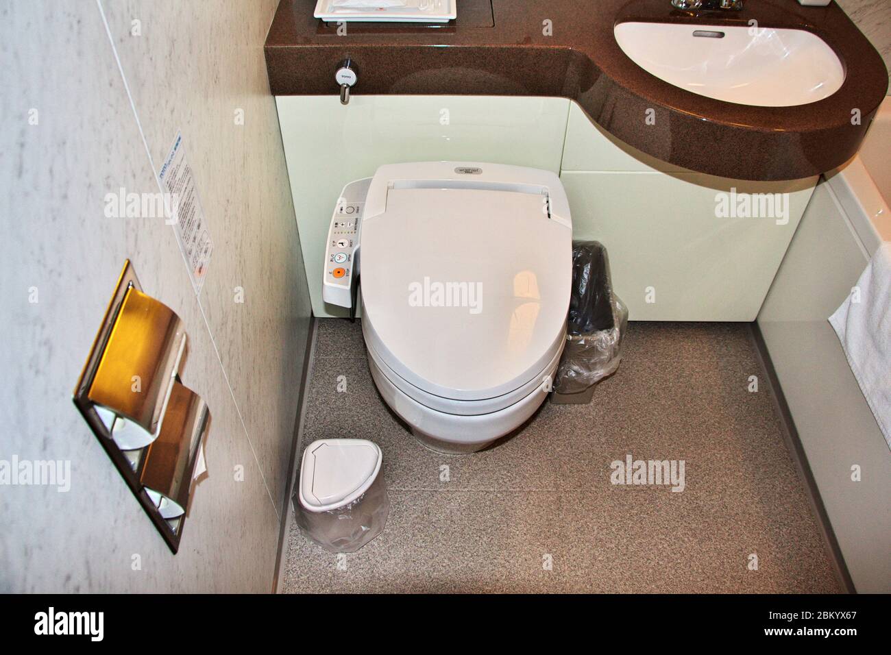 Tokyo / Japan - 02 Nov 2013: The smart toilet in Osaka, Japan Stock ...
