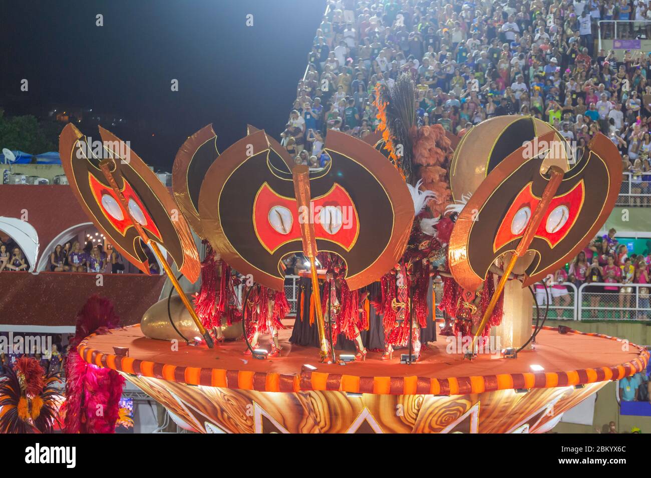 Rio Carnival, Parade of the winners, Rio de Janeiro, Brazil Stock Photo ...
