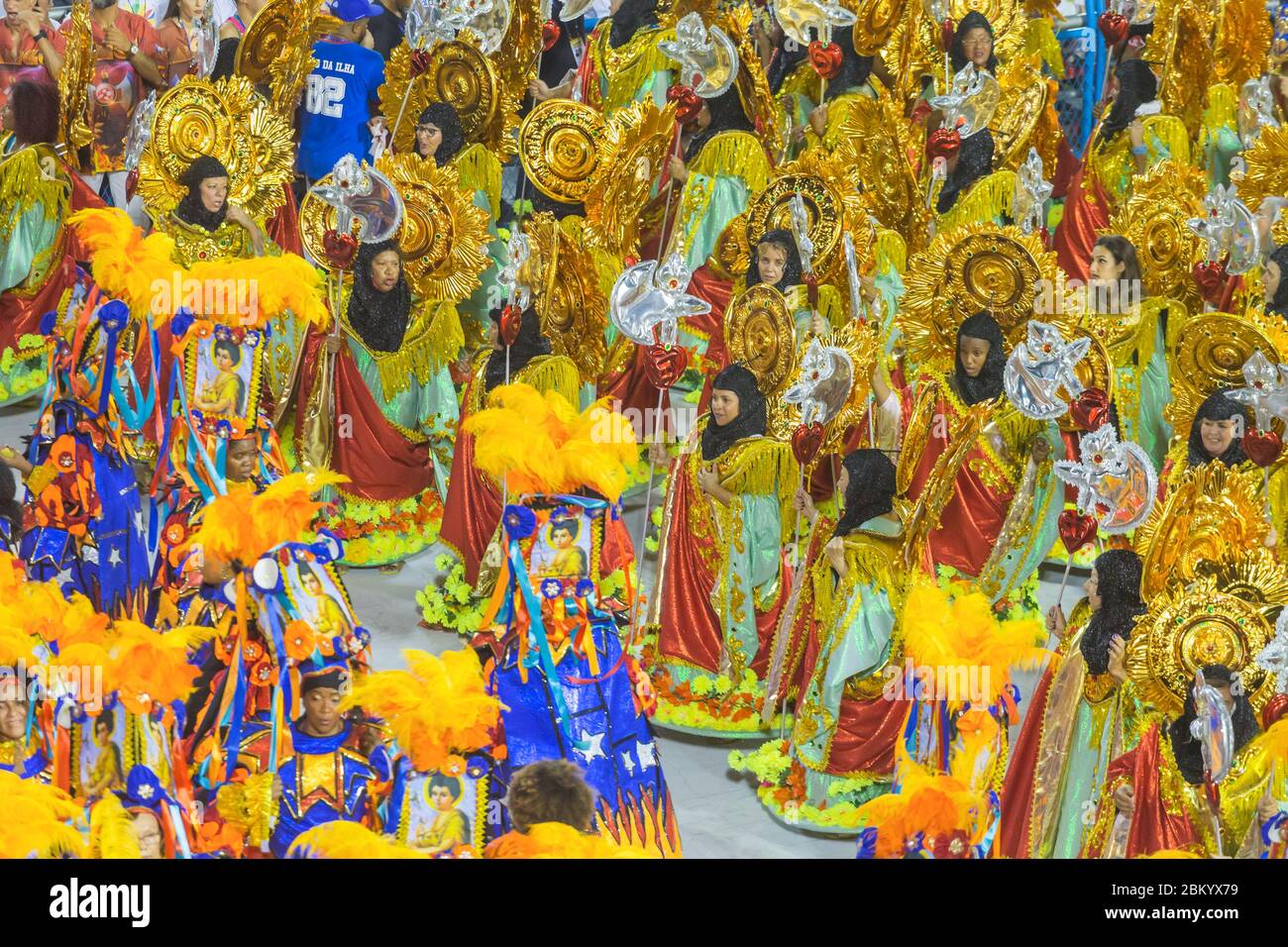 Rio Carnival, Parade of the winners, Rio de Janeiro, Brazil Stock Photo ...