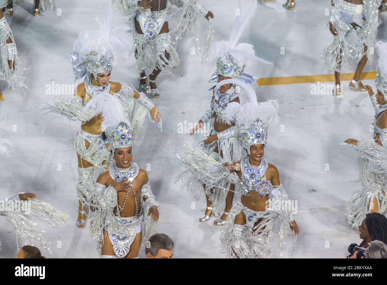 Rio Carnival, Parade of the winners, Rio de Janeiro, Brazil Stock Photo ...