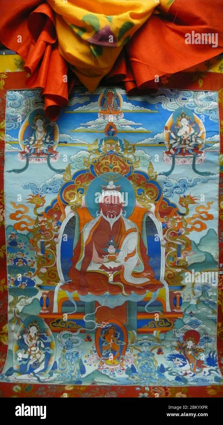 The 19th century Tang Dongjeb is like Thangka Tibet Museum Tang ...
