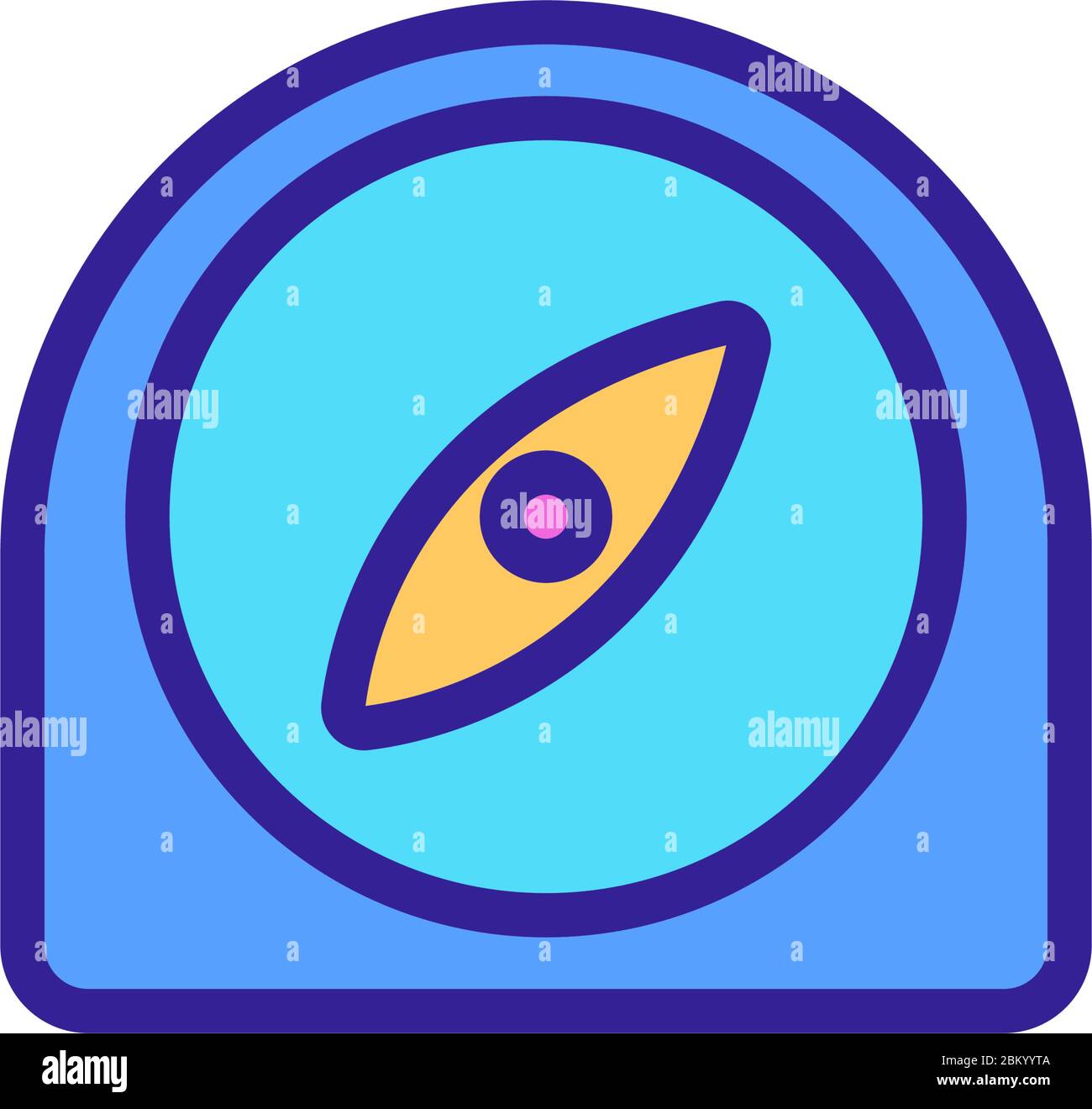 thermal indicator icon vector outline illustration Stock Vector Image ...