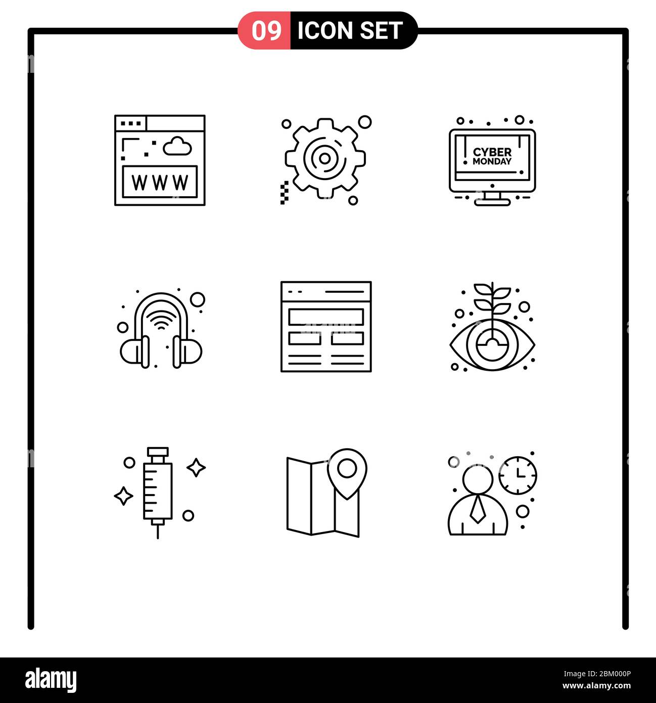 Hospital communications technology Stock Vector Images - Alamy