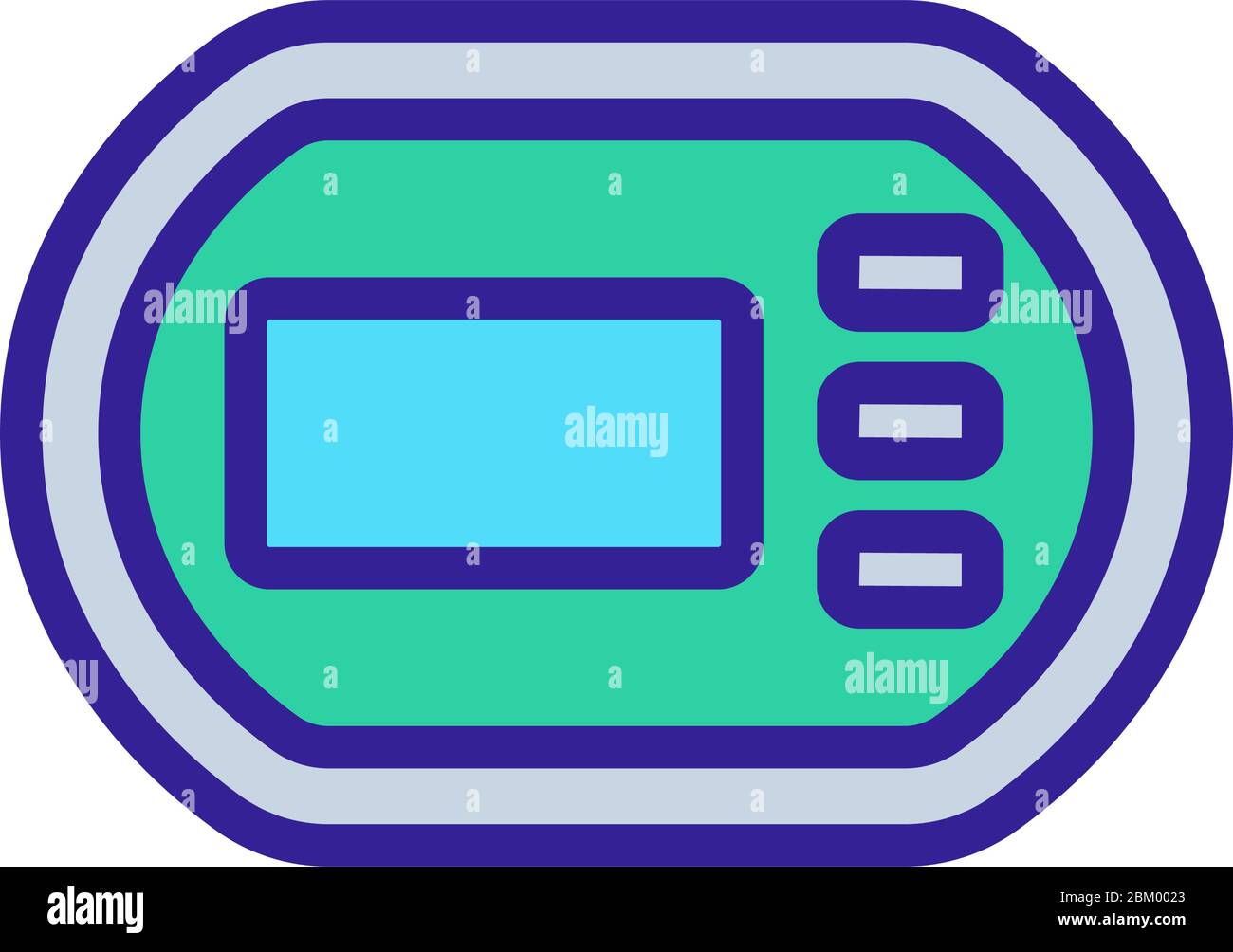 auto timer icon vector outline illustration Stock Vector Image & Art ...