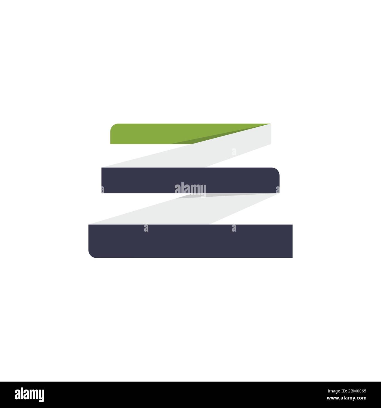 Colored zigzag icon logo design image vector illustration Stock Vector ...