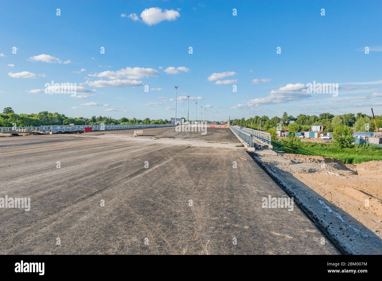 View of the new highway Stock Photo - Alamy