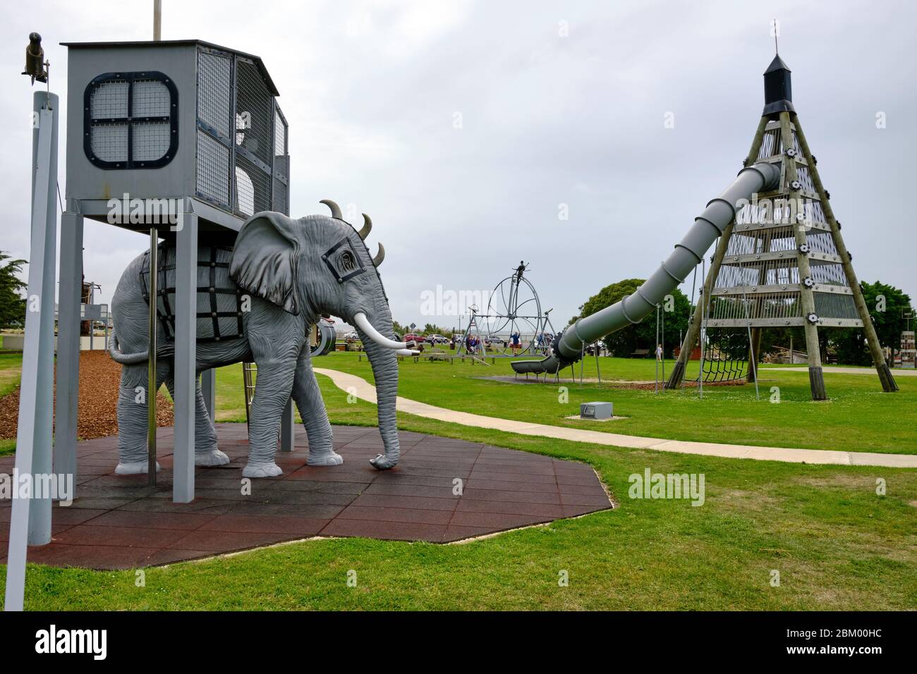 Steampunk-themed playground in the city of Oamaru considered the world ...