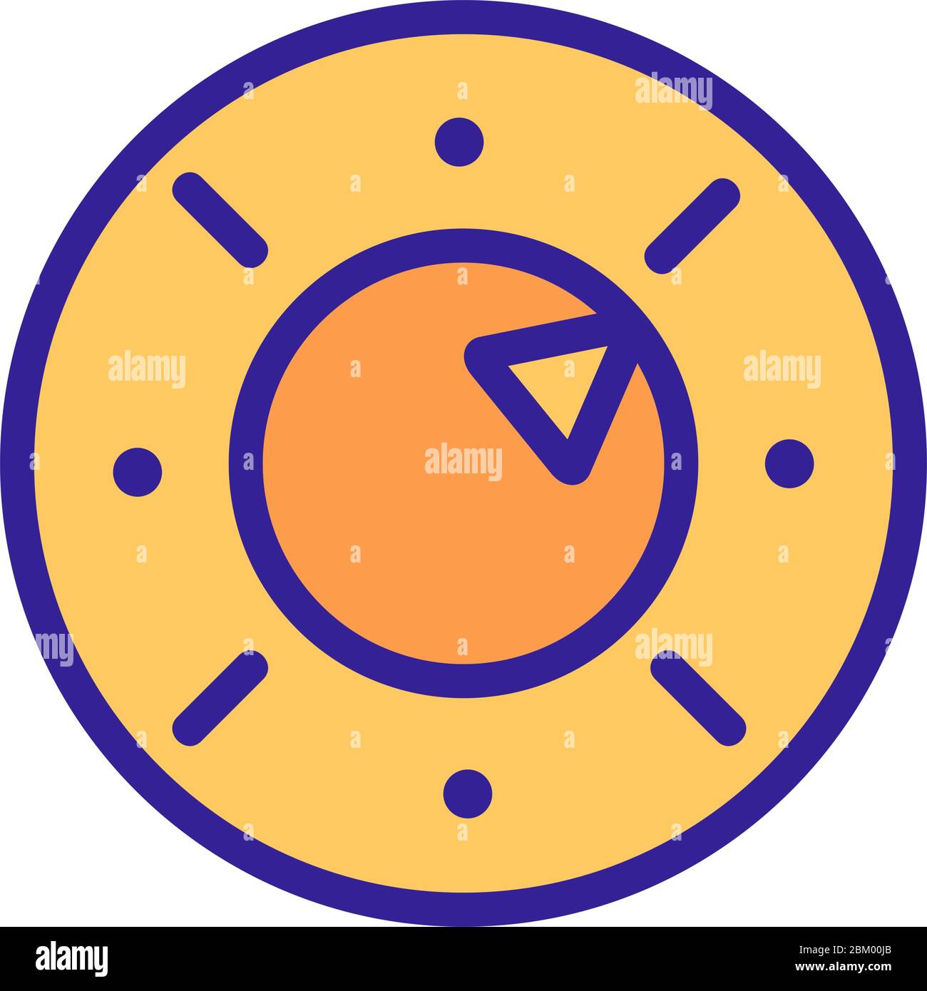 oven function indicator icon vector outline illustration Stock Vector ...