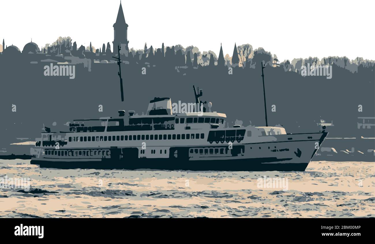 Ferries boat Stock Vector Images - Alamy