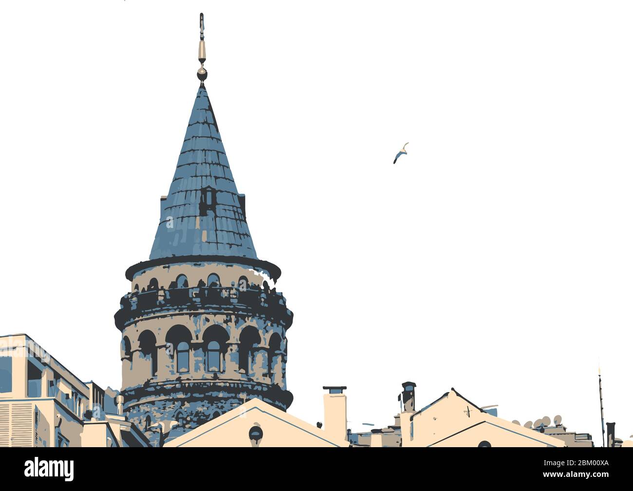 Istanbul byzantine architecture Stock Vector Images - Alamy