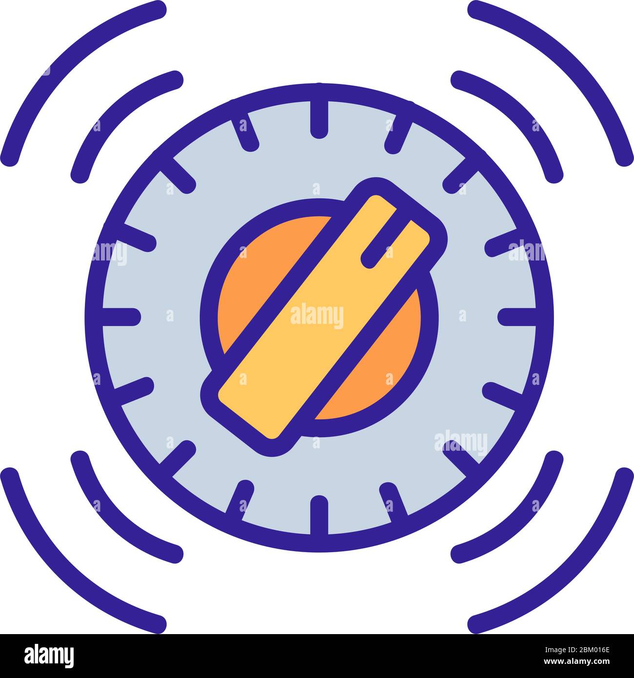 scrolling functions icon vector outline illustration Stock Vector Image ...
