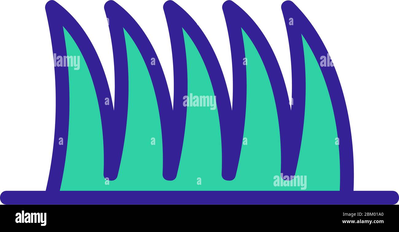 meadow plant icon vector outline illustration Stock Vector Image & Art ...