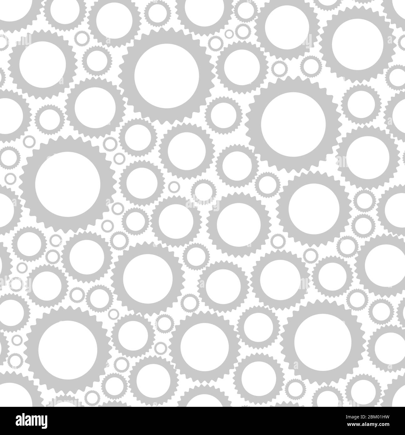 simple pattern of gears of different sizes Stock Vector Image & Art - Alamy
