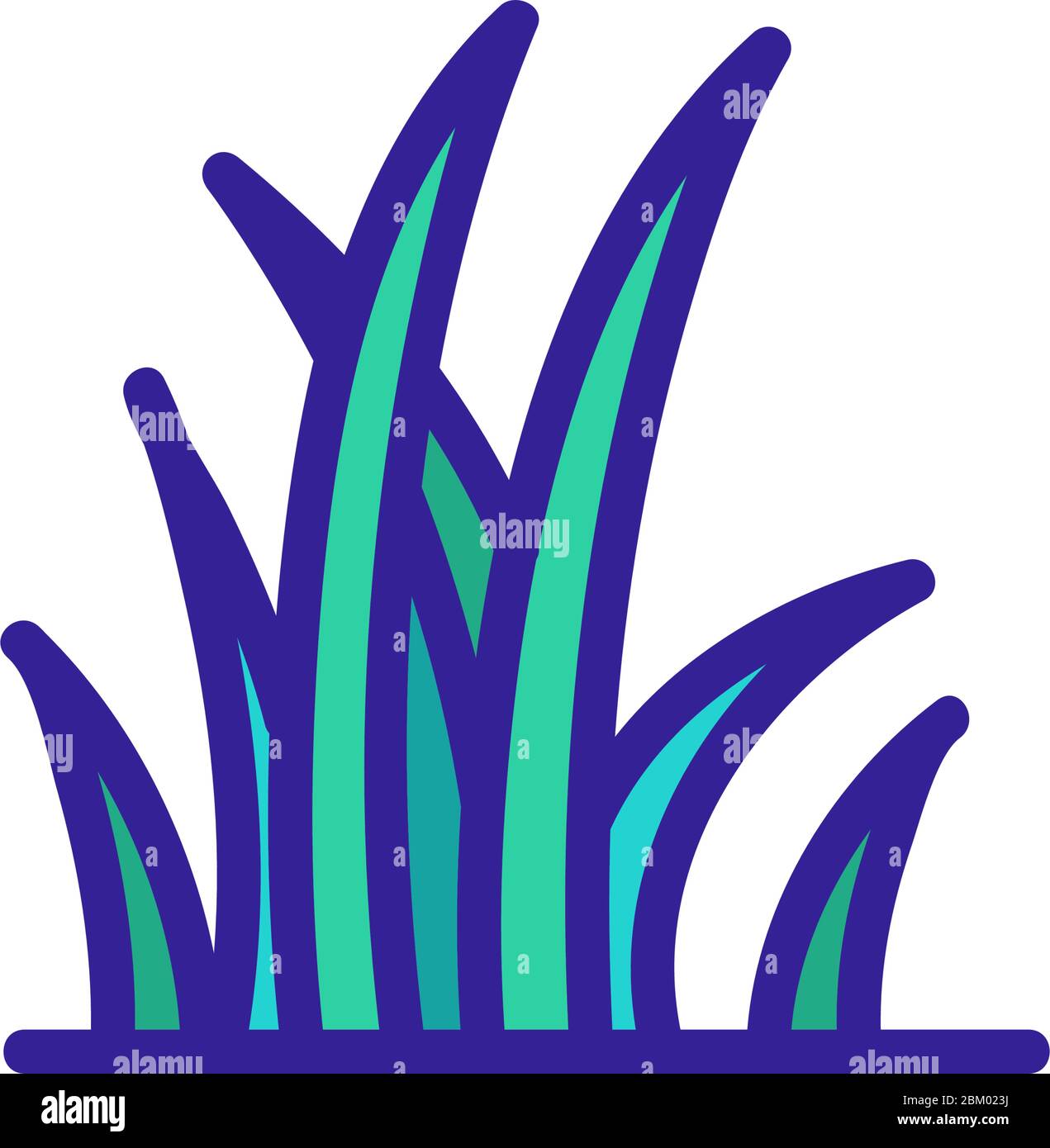 grass ban icon vector outline illustration Stock Vector Image & Art - Alamy