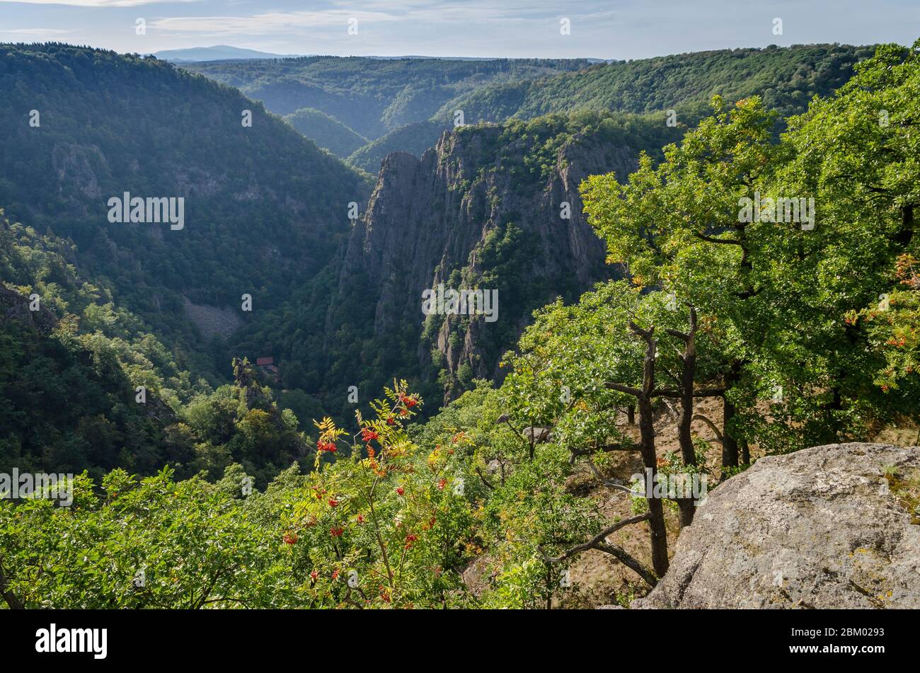 Hexentanzplatz, Thale, Harz, Sachsen-Anhalt, Deutschland, Europa Stock ...