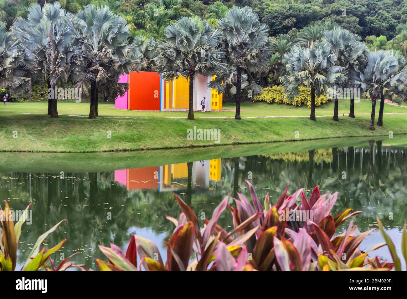 Park, Inhotim Institute contemporary art museum, Brumadinho, Minas ...