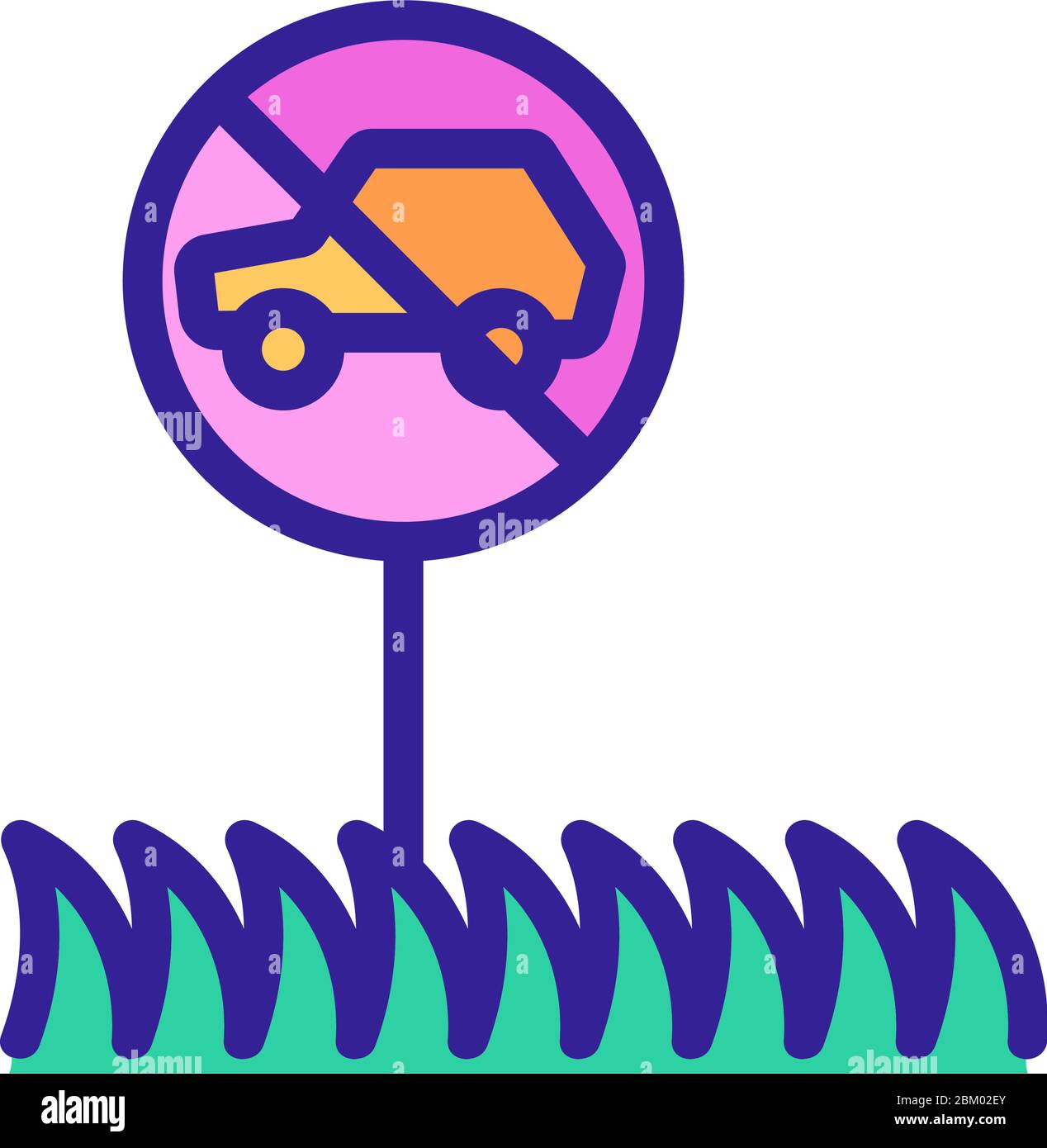 field flower icon vector outline illustration Stock Vector Image & Art ...