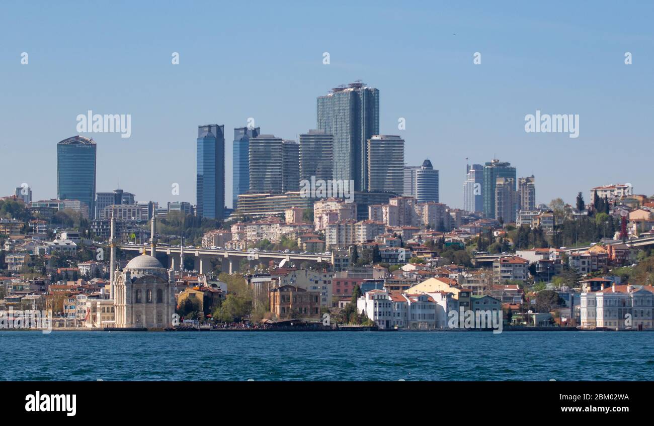 Istanbul, Turkey - a natural separation between Europe and Asia, the ...