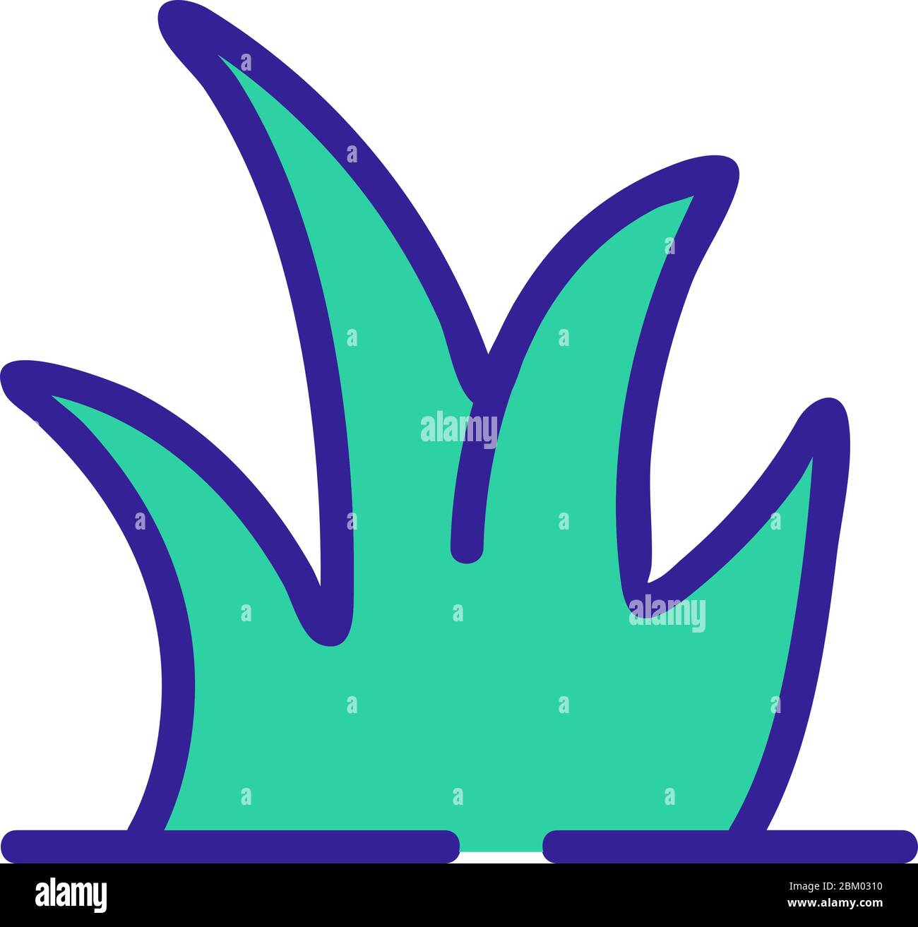 ban on walking icon vector outline illustration Stock Vector Image ...