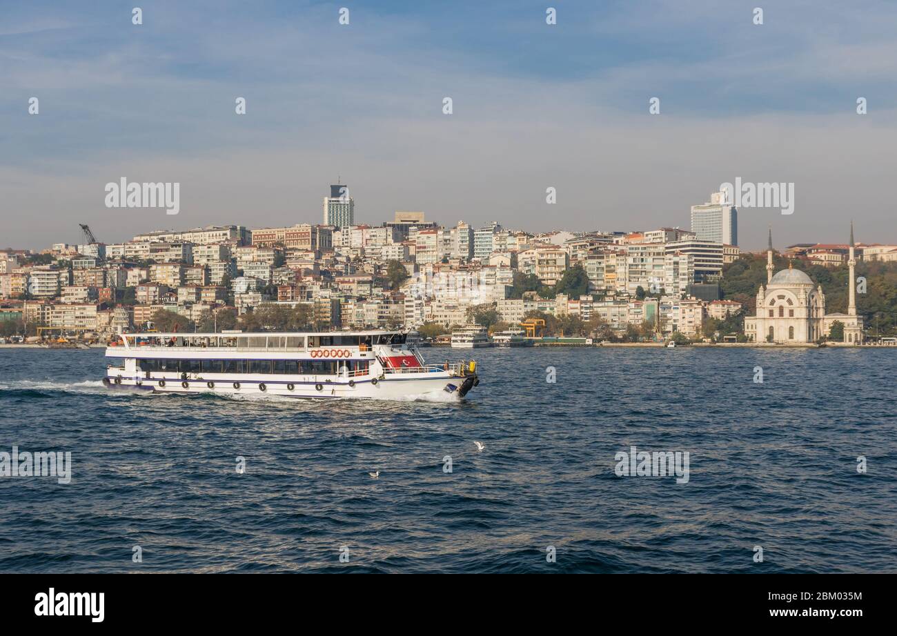 Istanbul, Turkey - a natural separation between Europe and Asia, the ...